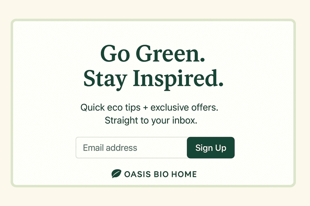 Homepage - OasisBioHome | Manufactured By Wonderful...